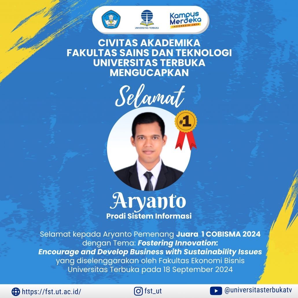 Civitas Akademika Fakultas Sains dan Teknologi Universitas Terbuka ...